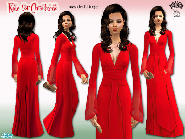 The Sims Resource | Kate For Christmas: Sarai