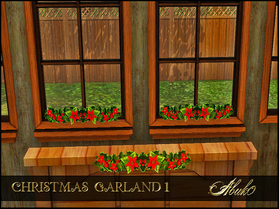 The Sims Resource | CHRISTMAS GARLAND 1