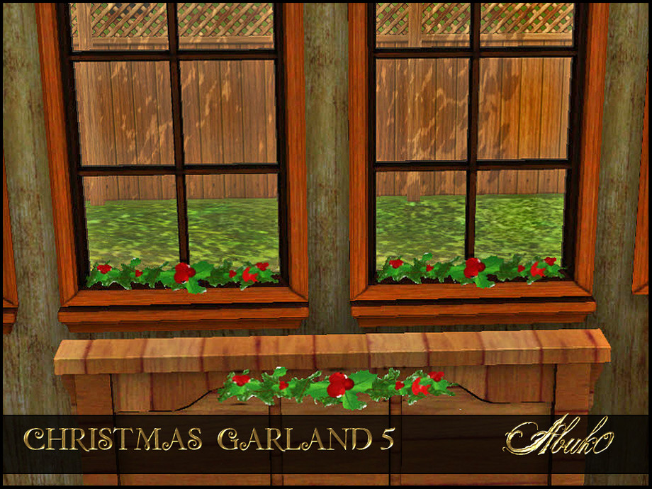 The Sims Resource | CHRISTMAS GARLAND 5