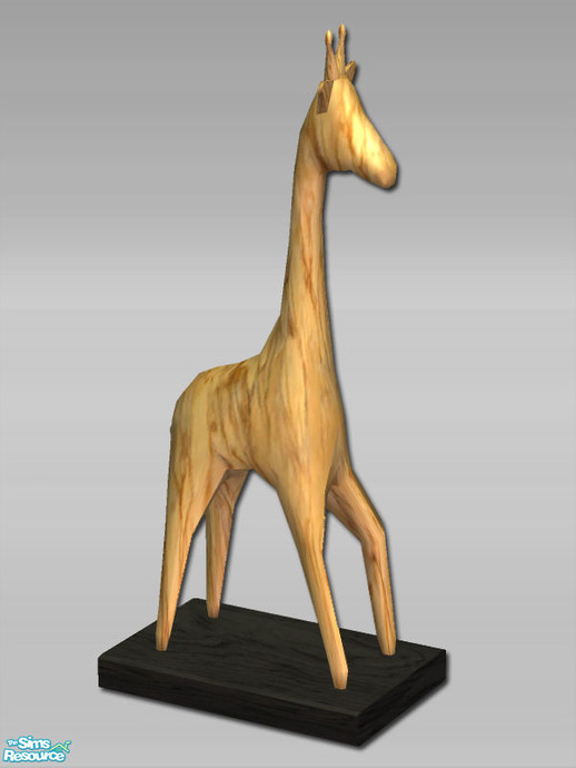 The Sims Resource - Giraffe Sculpture Tall - Rec 02