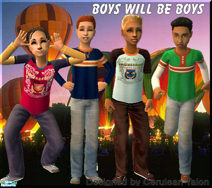 The Sims Resource - Boys will be Boys Collection