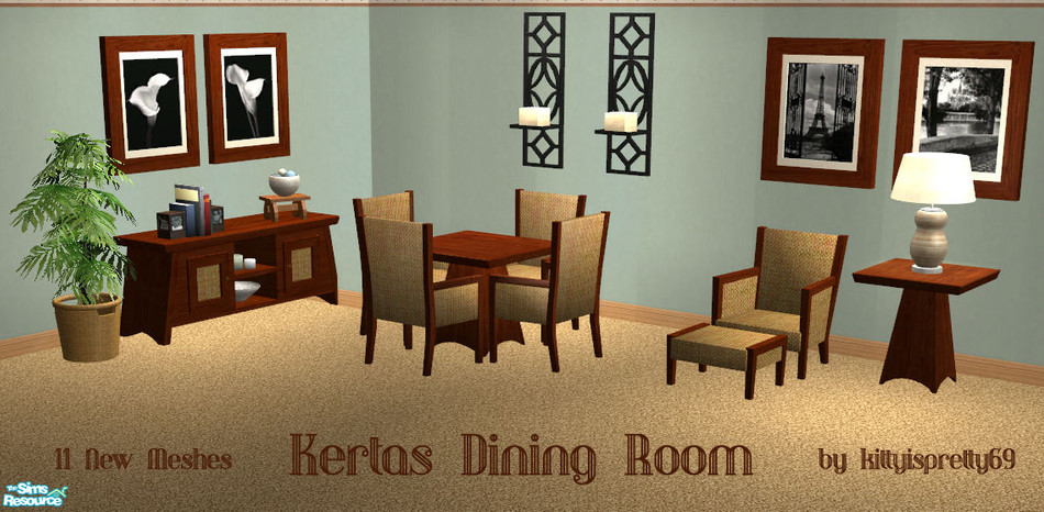 The Sims Resource - Kertas Dining Room