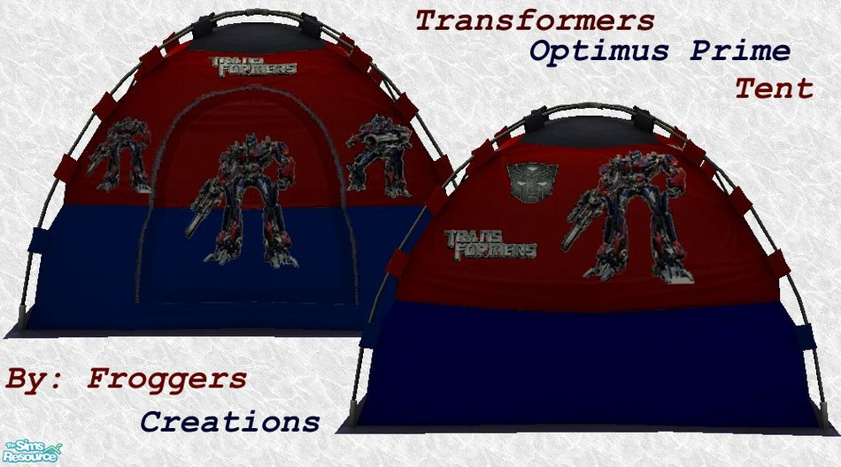 The Sims Resource - Transformers Tents - Optimus Prime
