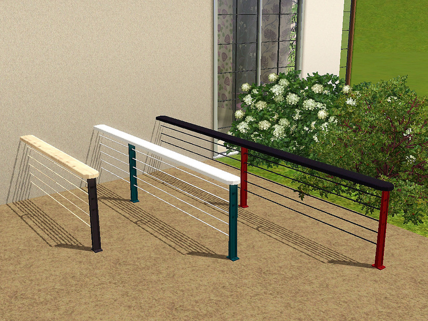 The Sims Resource - Modern Steel Fence