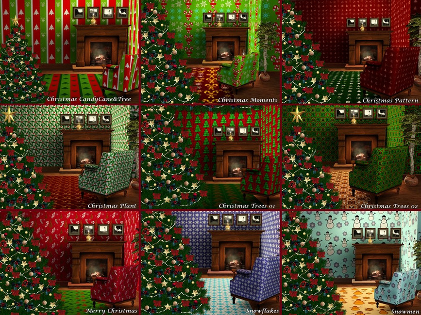 The Sims Resource - Christmas Patterns