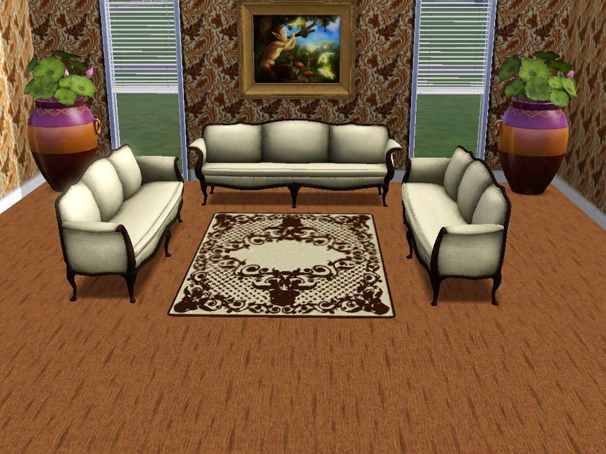 The Sims Resource - Victorian rug 1