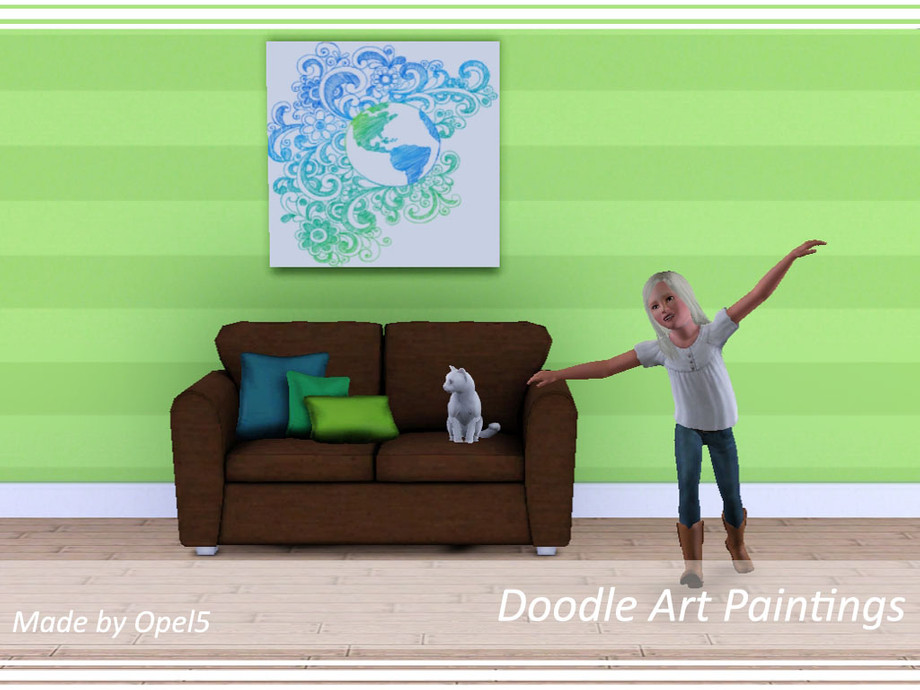 The Sims Resource | Doodle Art Paintings