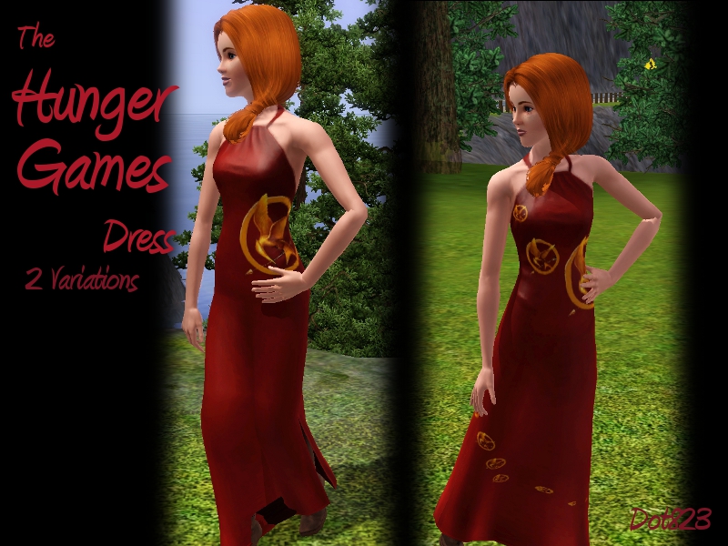 The Sims Resource | Hunger Games Dress