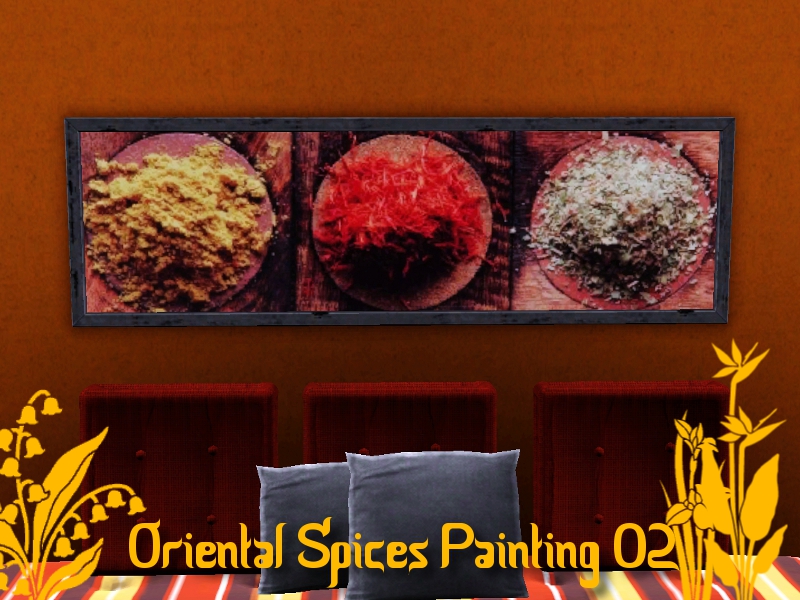 The Sims Resource | Orintal Spices Duo Paintings