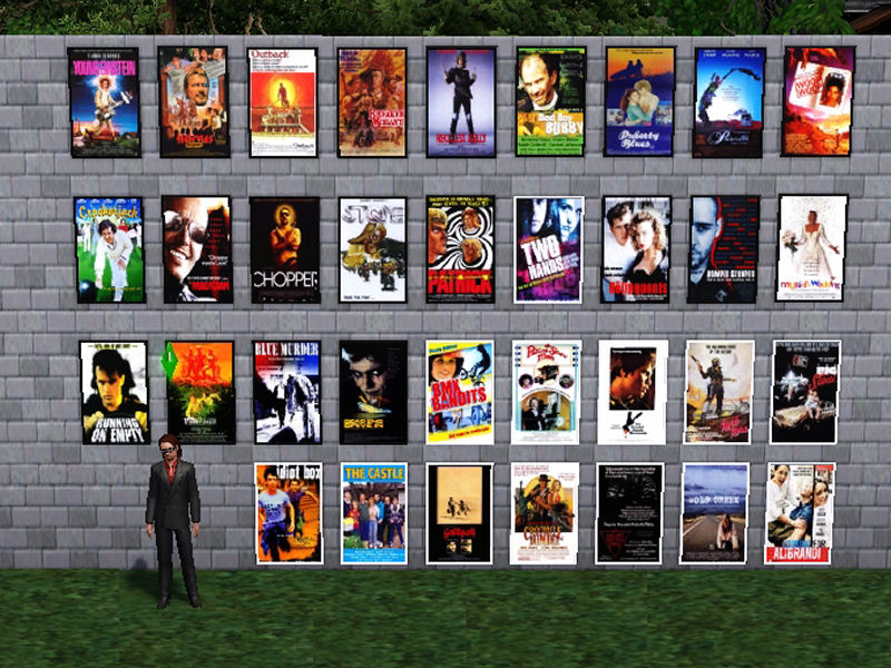 The Sims Resource | Australian Movie Posters by OzDrDj Rev 2