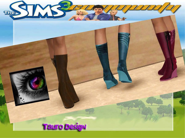 The Sims Resource | Boots Puma Famale