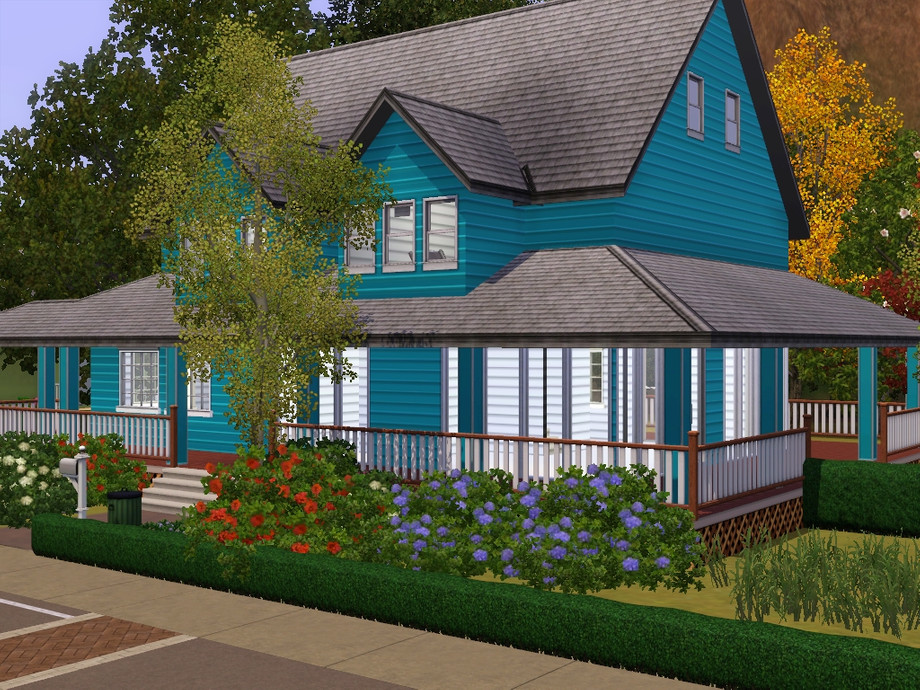 The Sims Resource | Small Ranch House