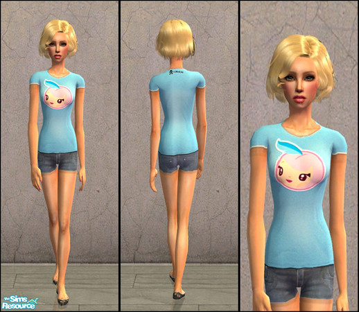 The Sims Resource - Tokidoki - Shirt and Jeans - Momo Bella