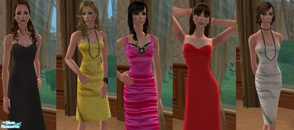The Sims Resource - Formal dresses