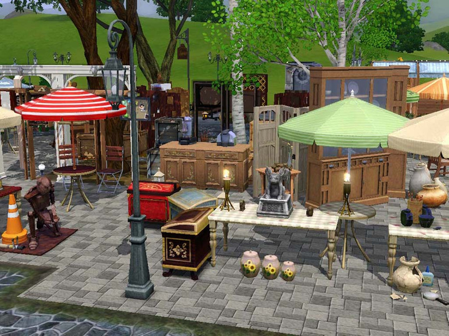 The Sims Resource | The Fly Market - Works as a consignment shop - No CC