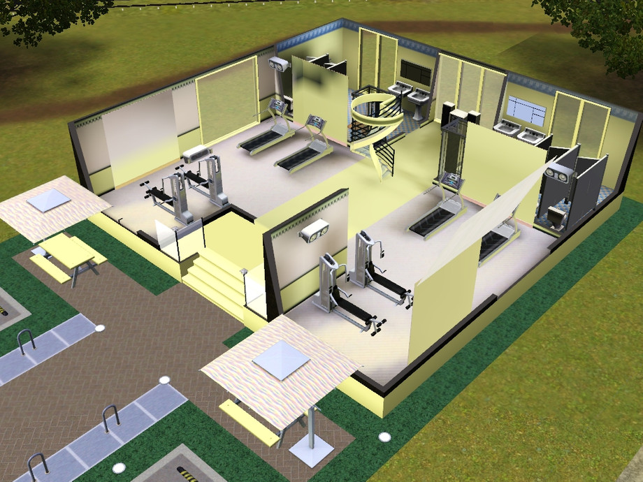 The Sims Resource | Modern Fitnesscenter