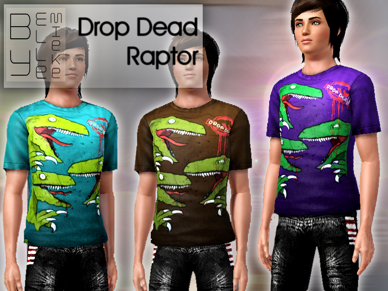 The Sims Resource | Drop Dead Raptor SET: Teen-Adult