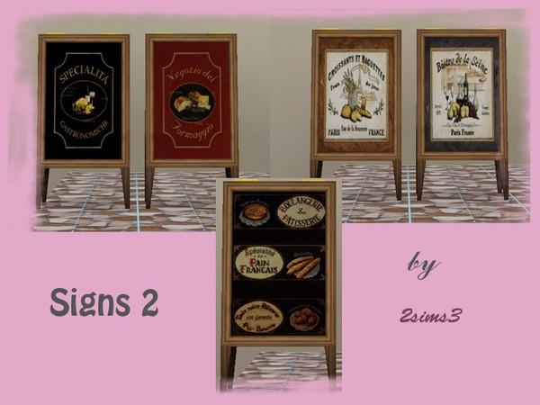 The Sims Resource | (2Sims3)Signs for community
