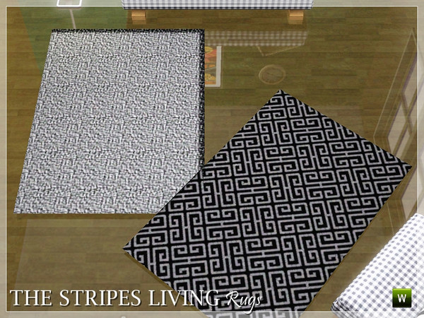 The Sims Resource | The Stripes Living Rugs