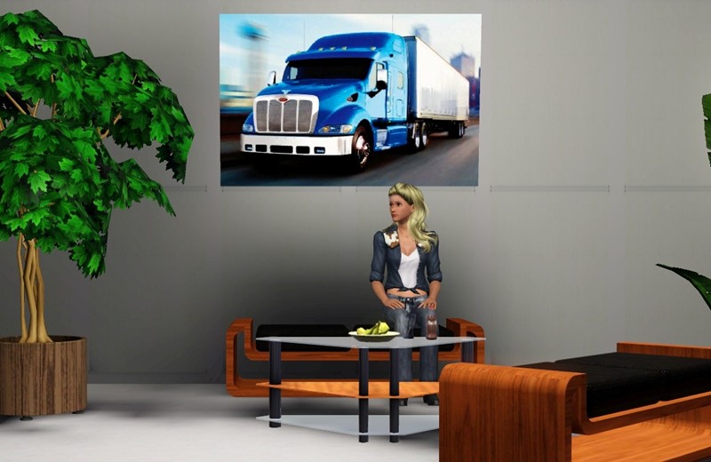 The Sims Resource | Truck Poster Peterbilt 1