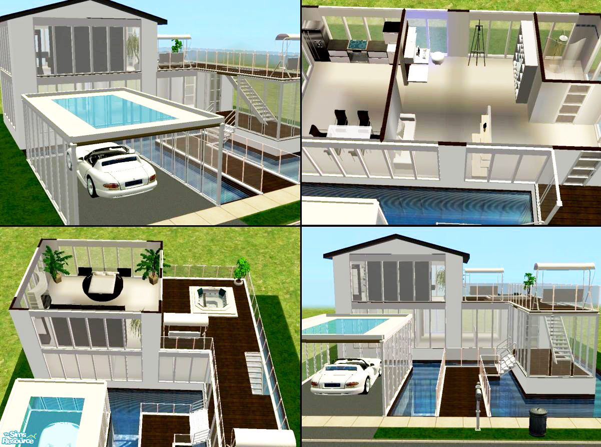 The Sims Resource - Small Modern House
