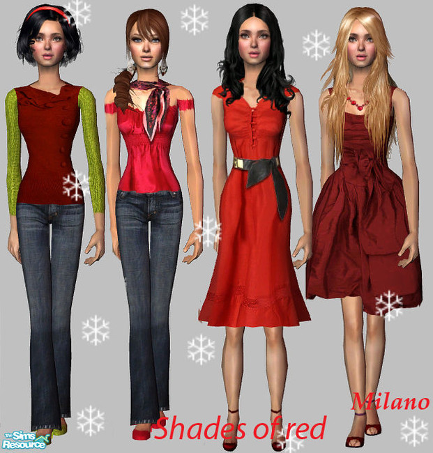 The Sims Resource - Shades of red