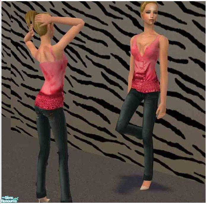 The Sims Resource - Rose Silk for Her