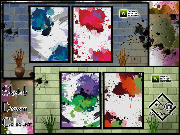 The Sims Resource | Sketch Dreams Collection