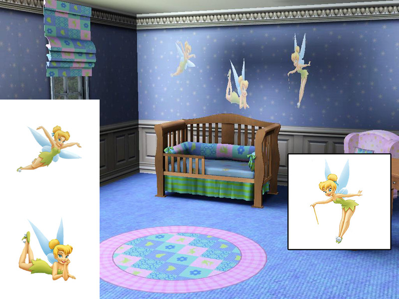 Rennara's Tinkerbell theme Magic Wand Wall Sticker