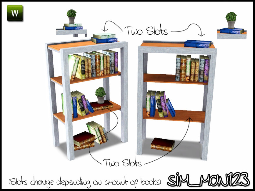 The Sims Resource - Kaedyn Bookshelf