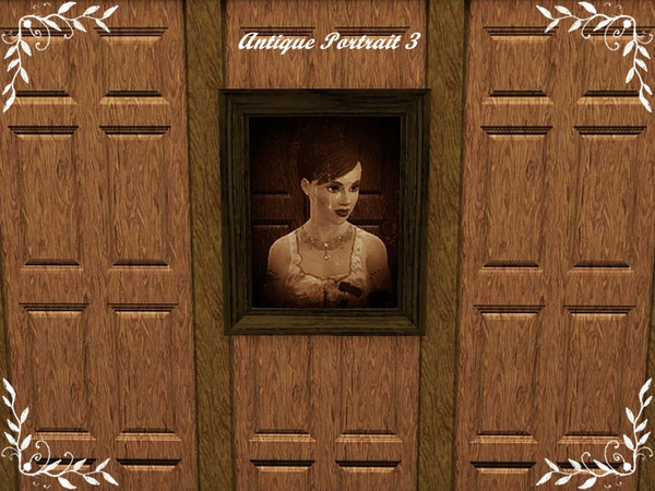 The Sims Resource - Antique Portrait No. 3