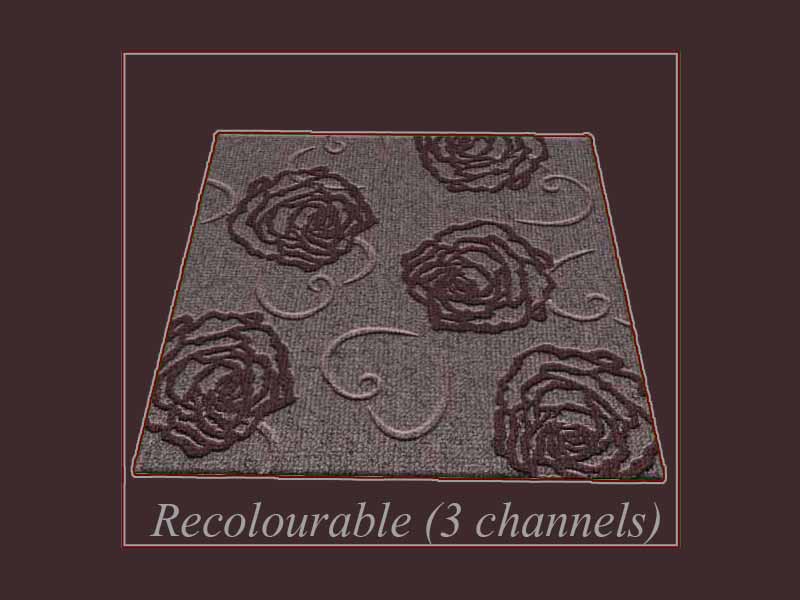 The Sims Resource - Sweetheart Rug Designer Rug 3x3