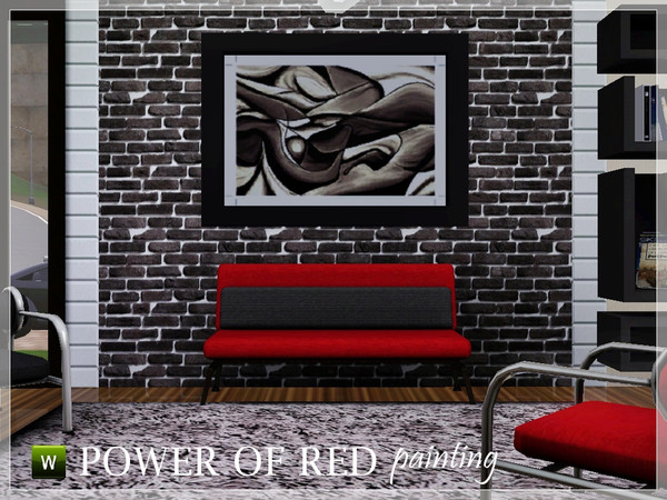The Sims Resource | Power of Red Painting