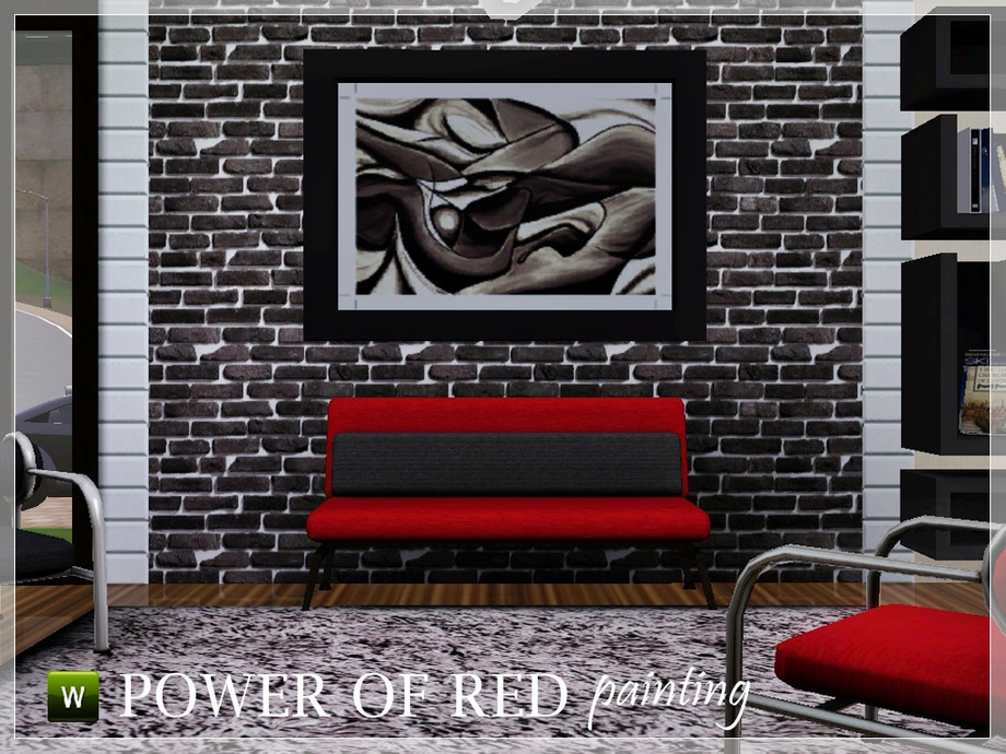 The Sims Resource | Power of Red Painting