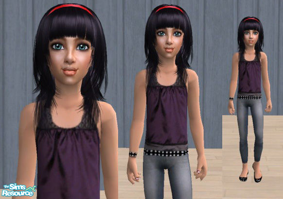 The Sims Resource | Tracy Set - Purple Silk