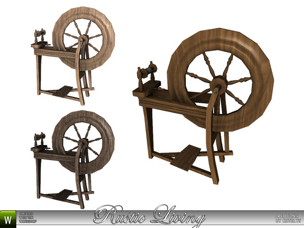 The Sims Resource | Rustic Living Spinning Wheel