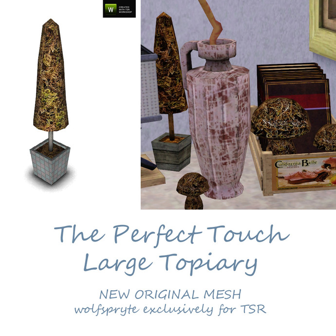 The Sims Resource - The Perfect Touch Large Topiary