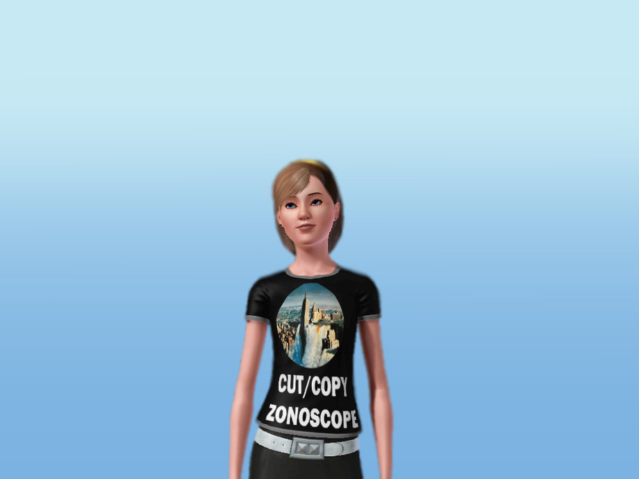 The Sims Resource - Cut/Copy Zonoscope Tee Shirt