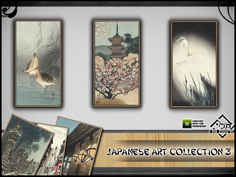 The Sims Resource | Japanese Art Collection 3