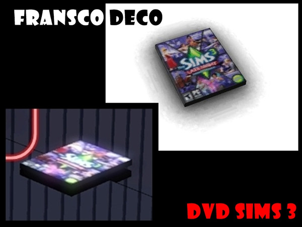 The Sims Resource | DVD Sims 3 Deco Miscellaneous
