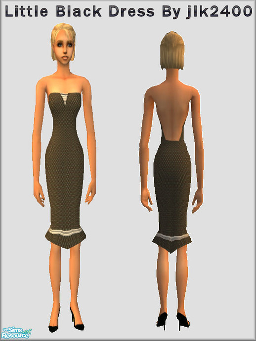 The Sims Resource - Little Black Dress