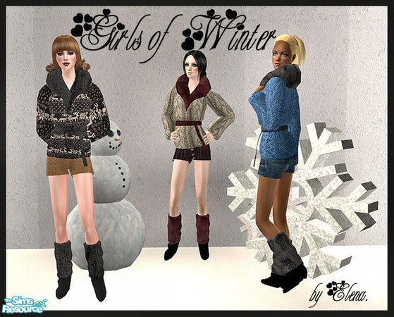 The Sims Resource | Girls of Winter