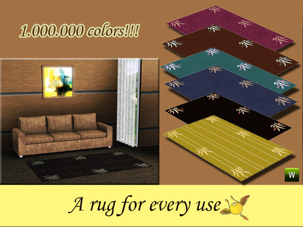 The Sims Resource | evi A Rug Fot Every Use