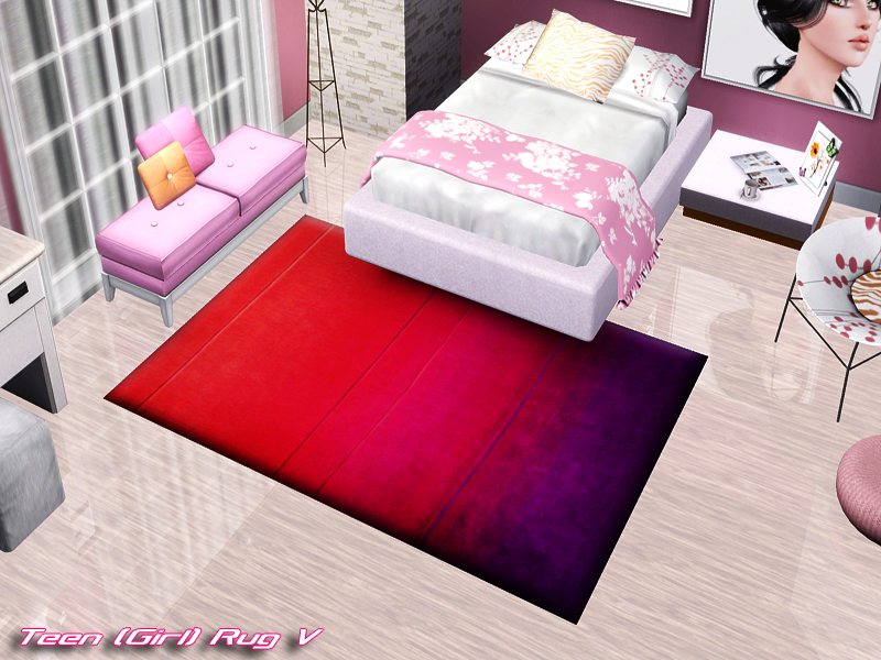 The Sims Resource - Teen (Girl) Rug V