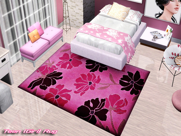The Sims Resource | Teen (Girl) Rug