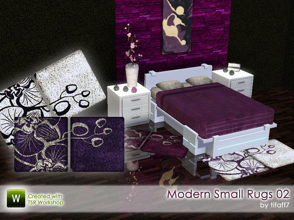 The Sims Resource | Modern Small Rugs 02