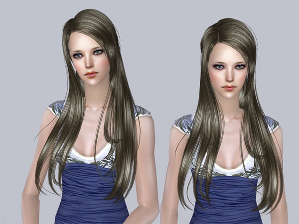 The Sims Resource | Skysims Hair 007 Brown2