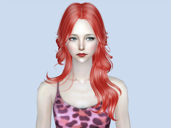 The Sims Resource - Skysims2 Hair 008 Red