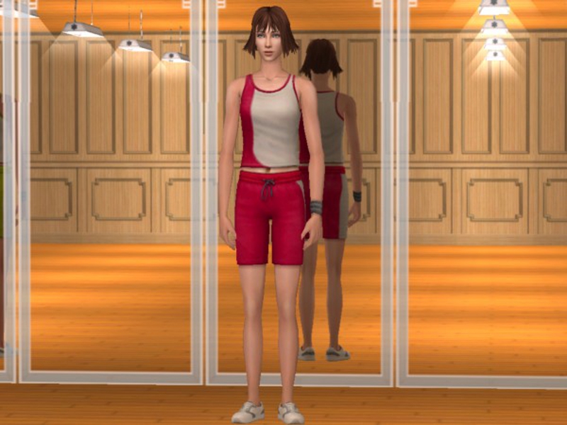 The Sims Resource | Freetime Exercise Outfit Recolors - Pink Freetime ...