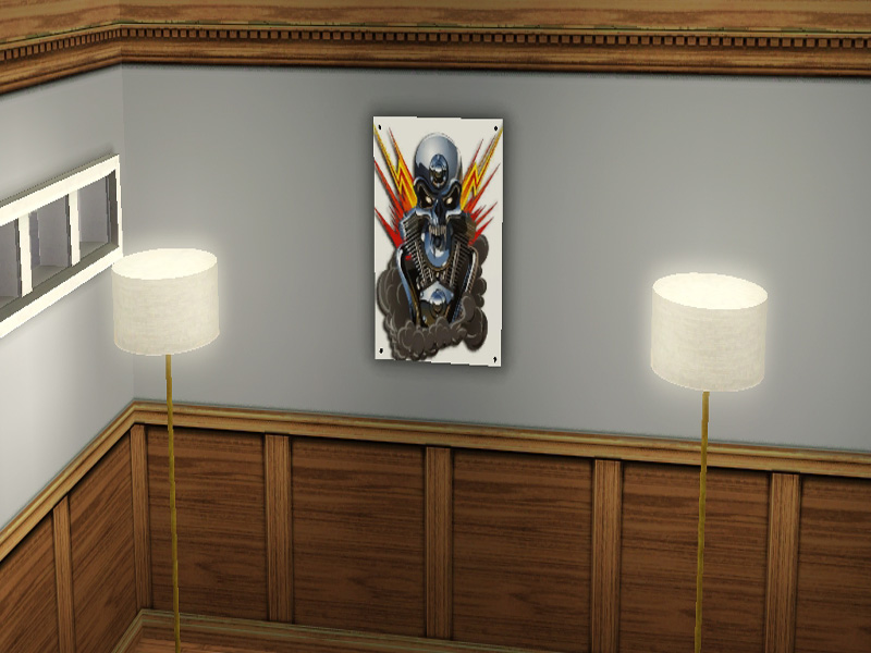 The Sims Resource | Skull with Chrome Engine